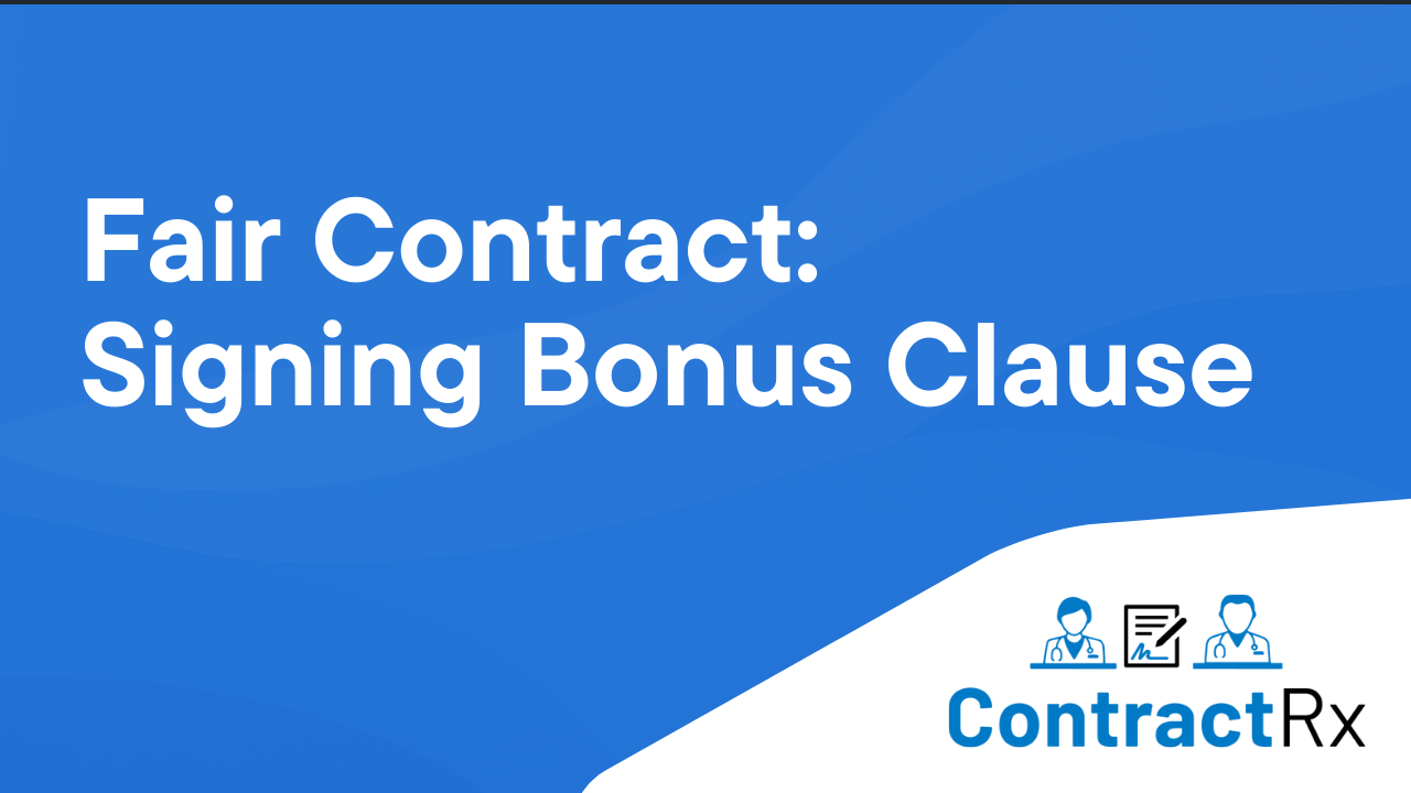 Understanding Bonus Terms in Physician Contracts